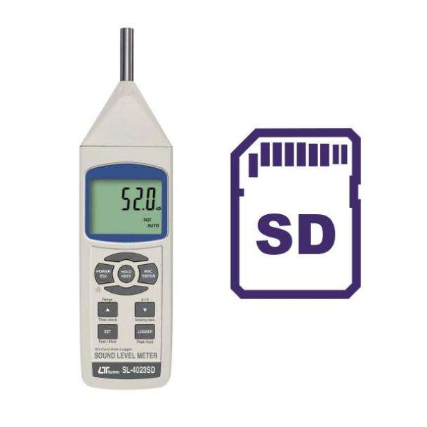 Precision Class 1 Sound Level Meter with SD Card Data Recorder | ADM Instrument Engineering